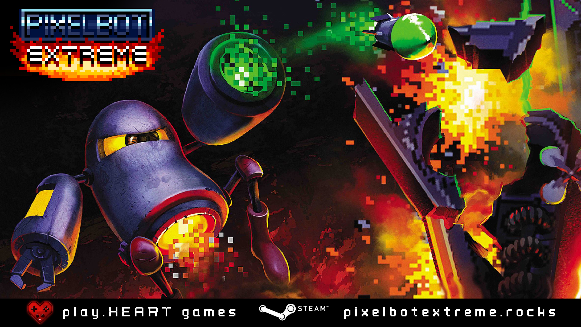 pixelBOT EXTREME! - play.HEART games - GDWC - The Game Development ...